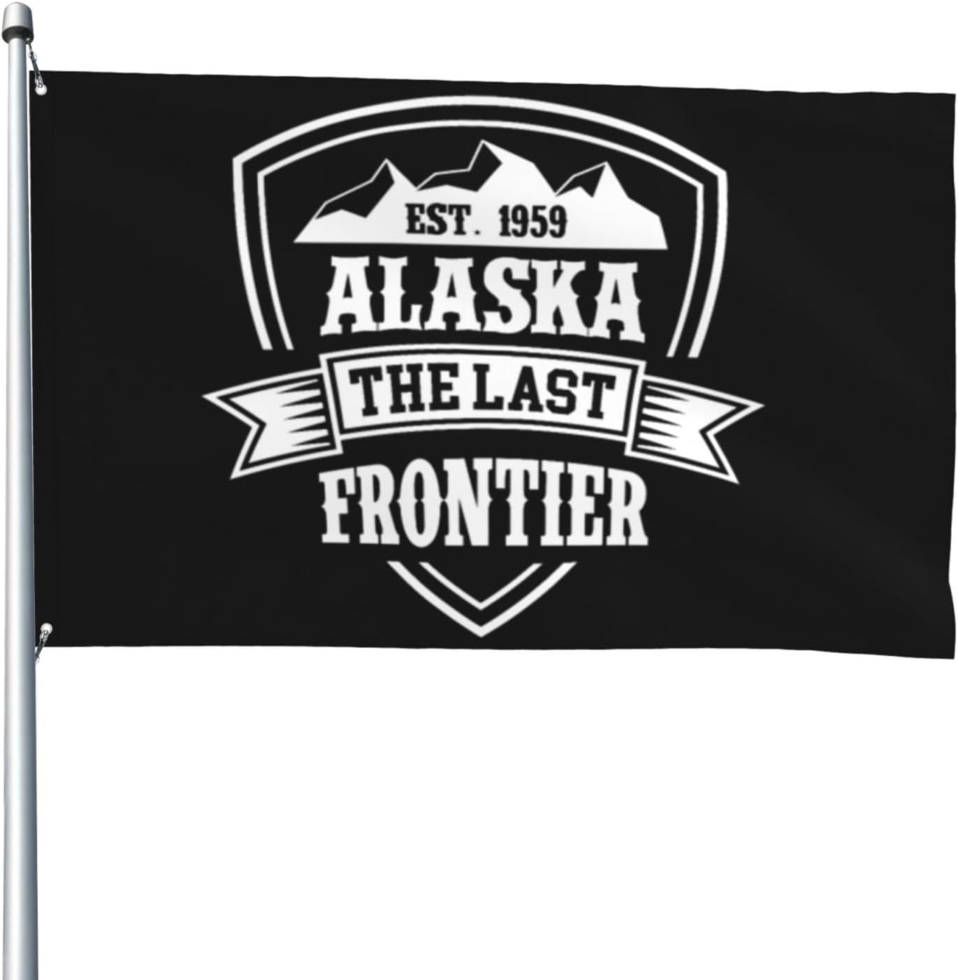 4x6 Ft Garden flag Alaska Est 1959 Alaskan Pride Flag American flag ...