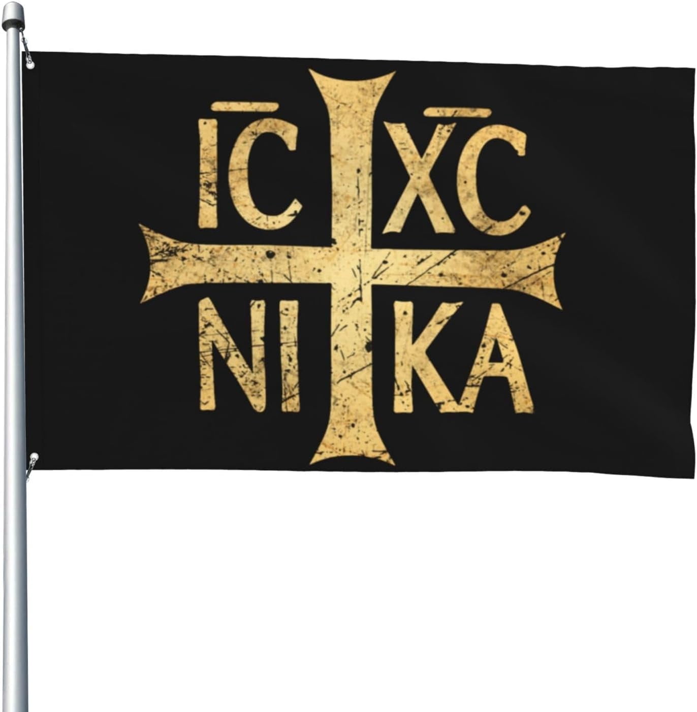 4x6 Ft Garden flag Christian Orthodox Cross Christogram Flag American ...