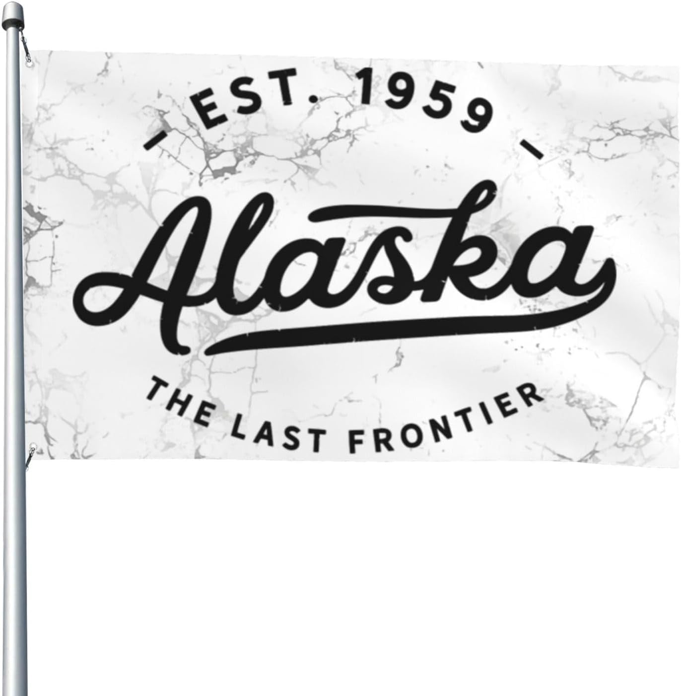 4x6 Ft Garden flag Classic Vintage Retro Alaska Est 1959 Warm Flag ...