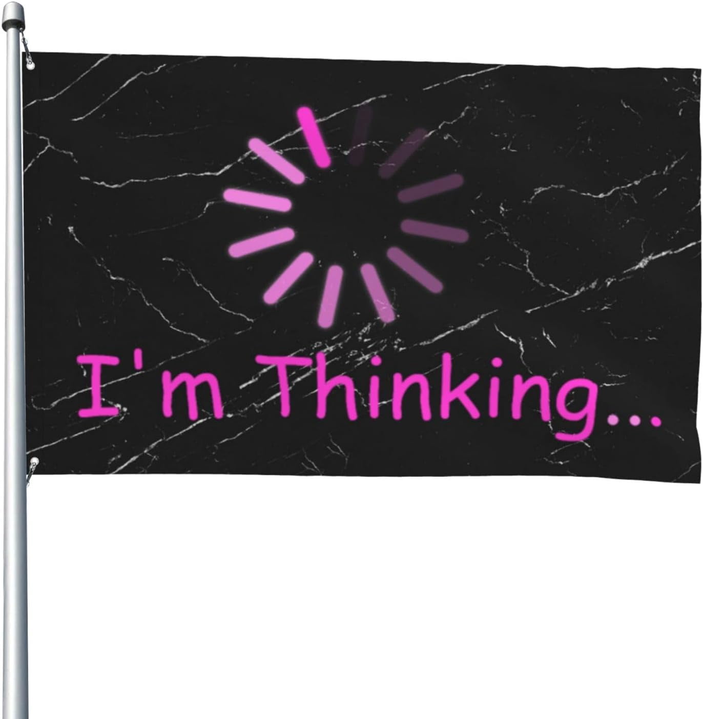 4x6 Ft Garden flag I'm thinking Flag American flag Funny House Outdoor ...