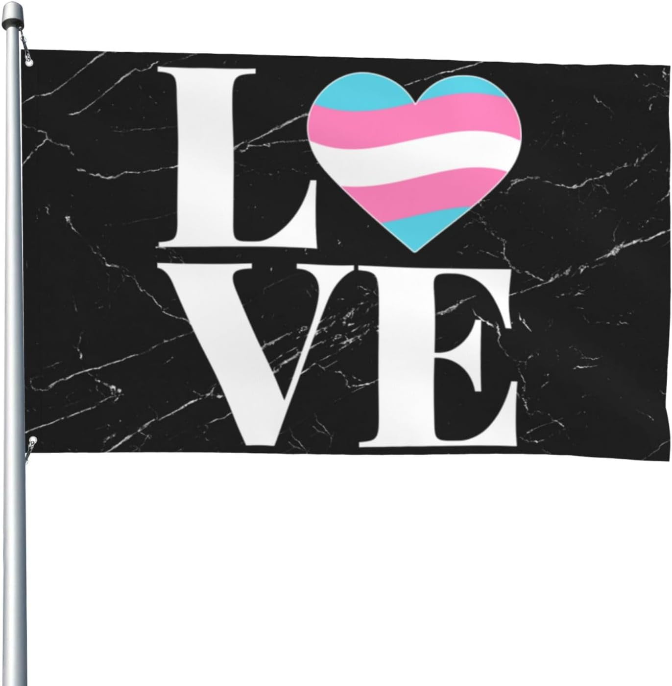4x6 Ft Garden flag Lgbt Trans 'Love' Gender Gift For Transgender Pride ...