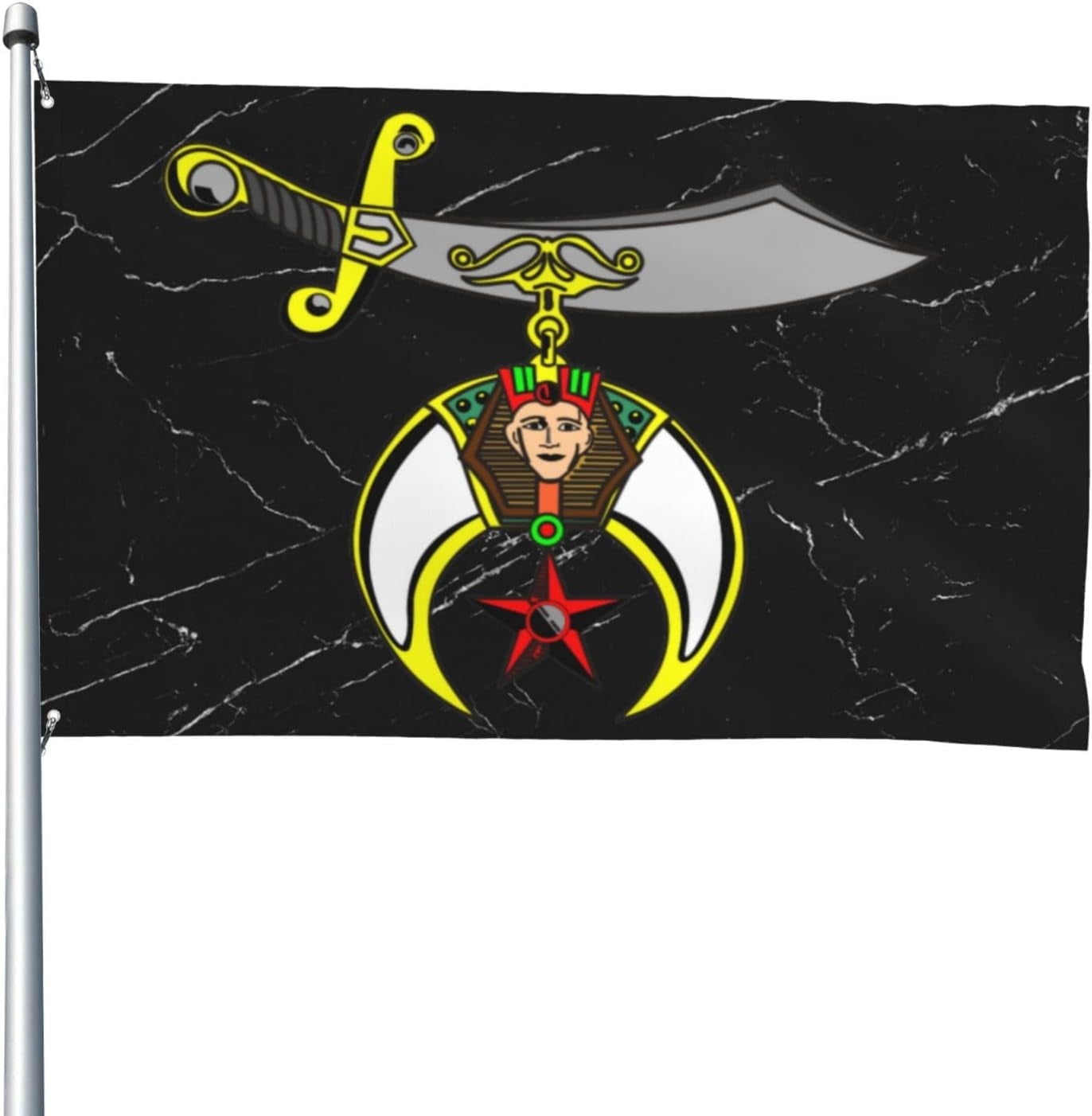 4x6 Ft Garden flag Masonic Shriner Flag American flag Funny House ...