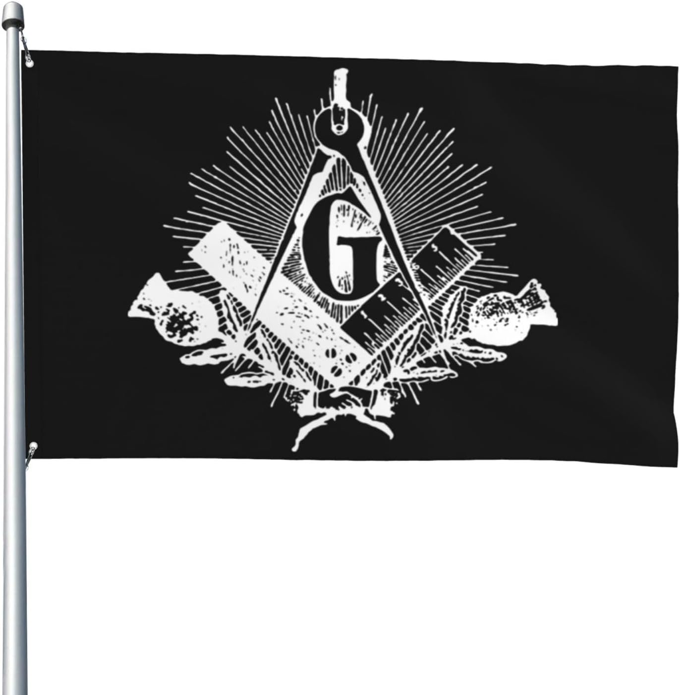 4x6 Ft Garden flag Masonic compass square Flag American flag Funny ...