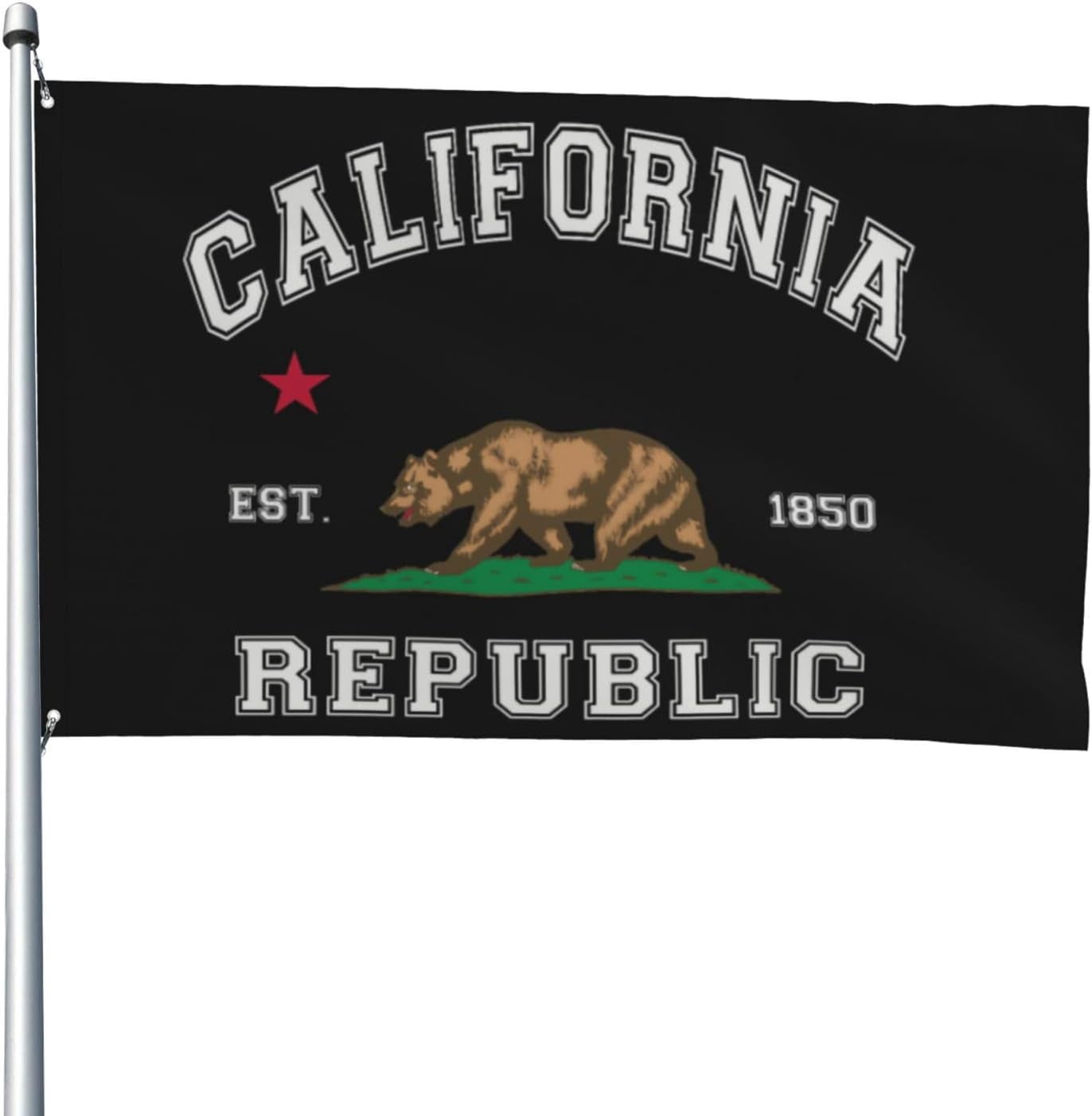 4x6 Ft Garden flag Republic Of California State Flag Flag American flag ...