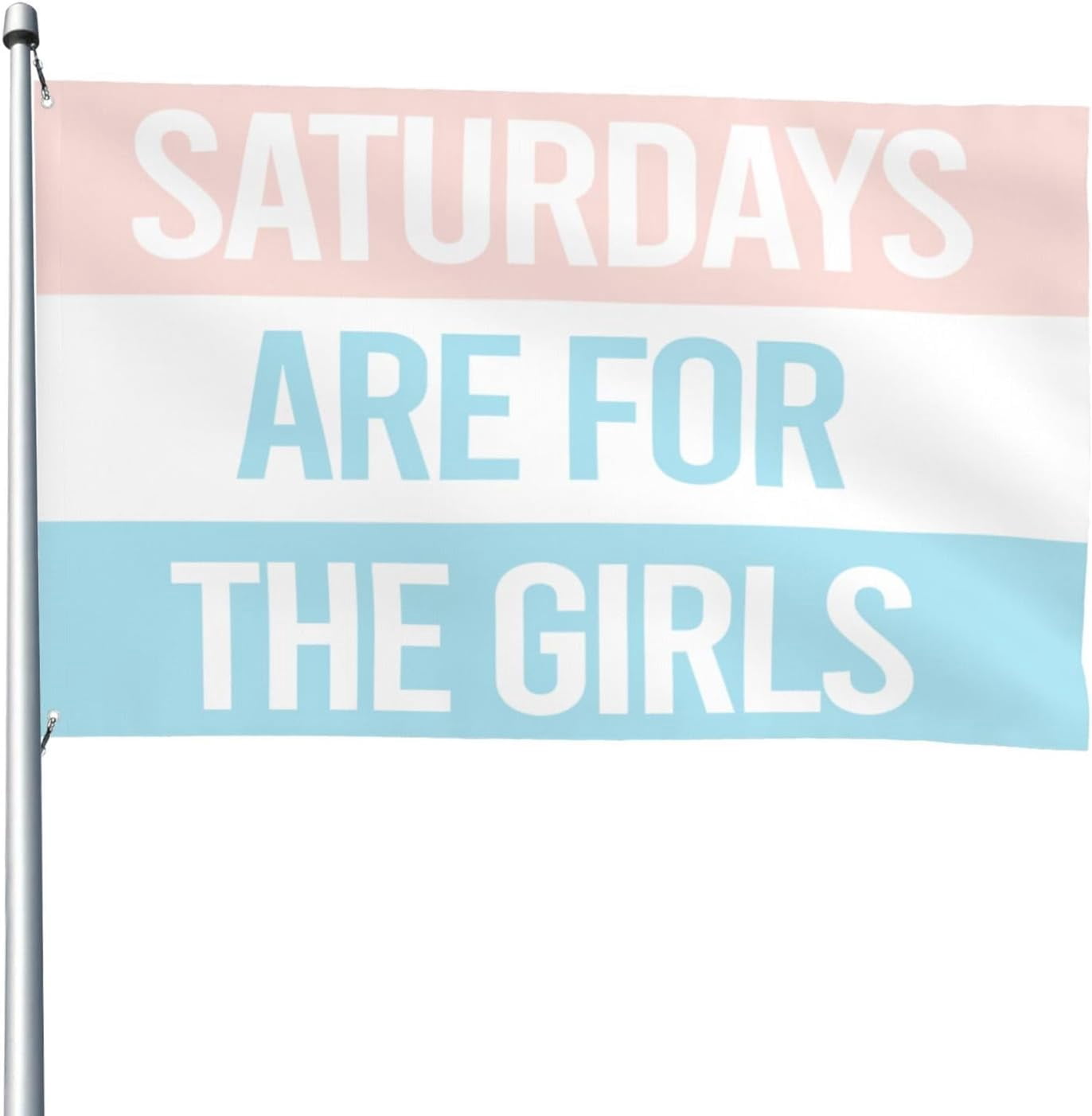 4x6 Ft Garden flag Saturdays are for The Girls Flag American flag Funny ...