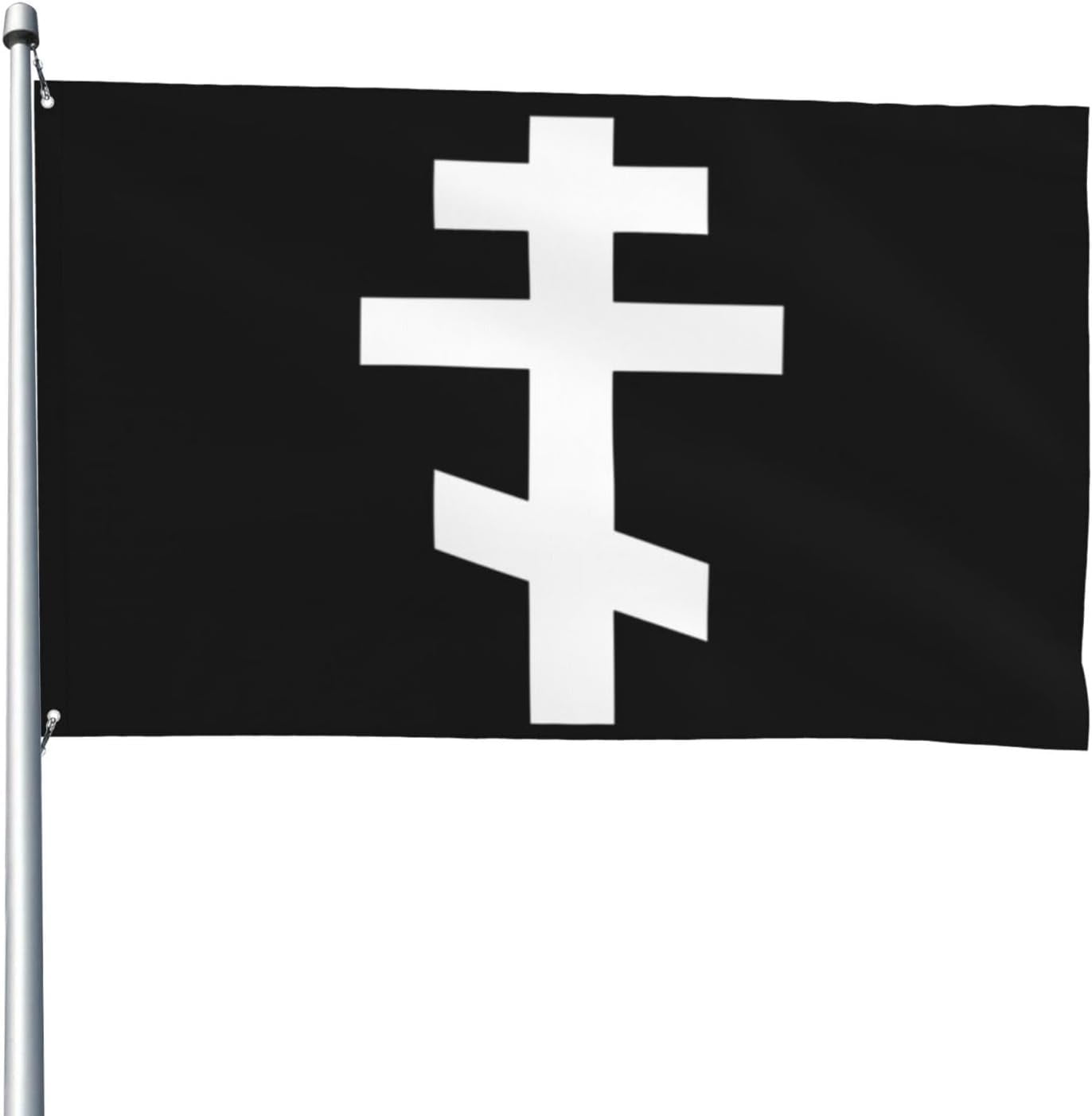 4x6 Ft Garden flag White Orthodox Cross Flag American flag Funny House ...