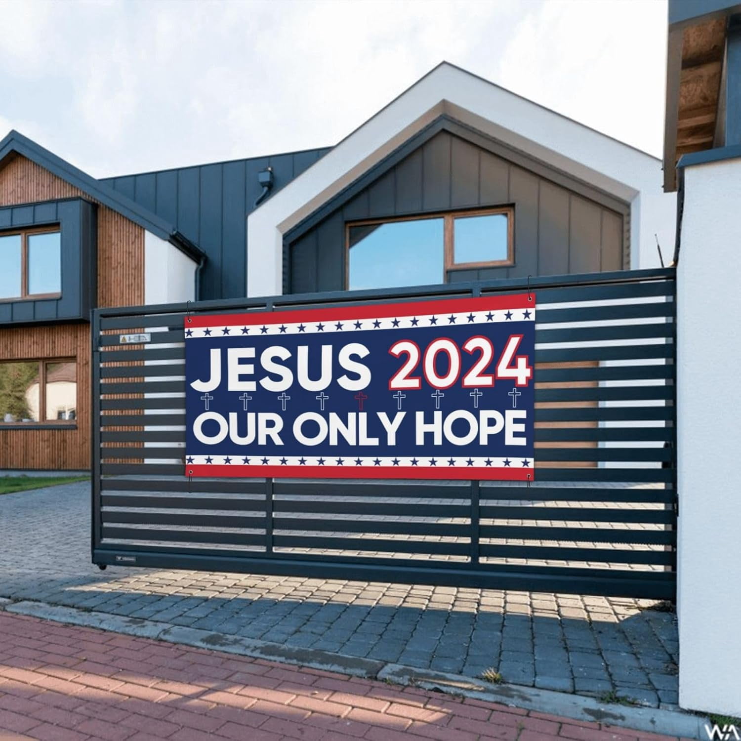 4x6 Ft Jesus 2024 Our Only Hope Banner Flag Christ Faith Christian Flag ...