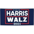 4x6 Harris Walz 2024 Banner Flag Kamala Harris Walz For President 2024 ...