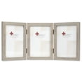 4x6 Hinged Triple Gray Wood Picture Frame - Gallery Collection ...