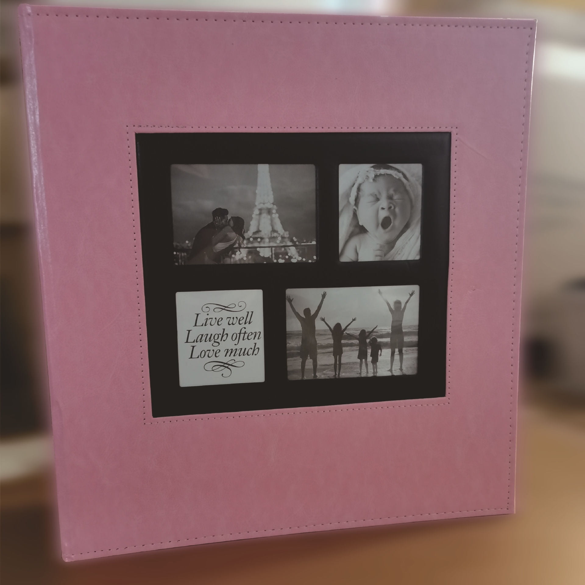 4x6 Inch PU Leather Photo Album with Interleaved Pages Holds 1000 ...