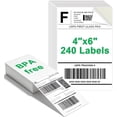 4x6 Inch Shipping Label Paper, Direct Thermal Label, Self-Adhesive ...