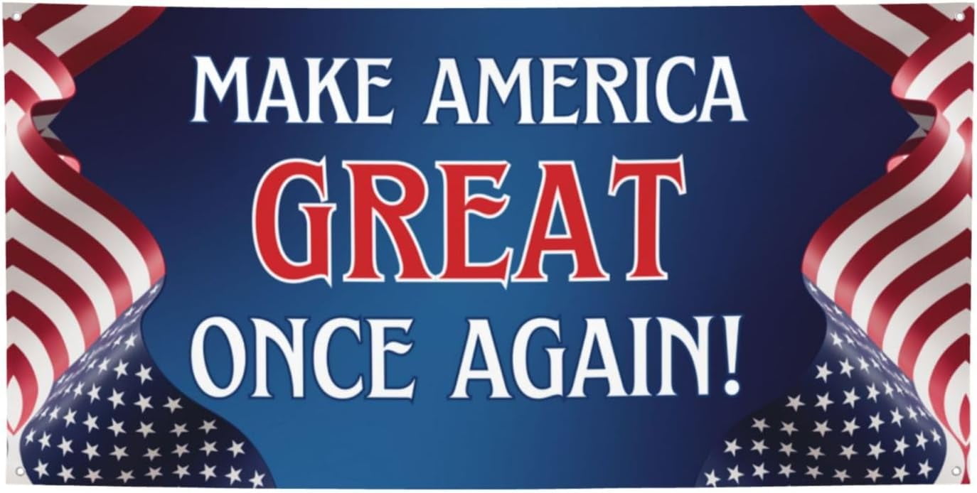4x6 Make America Great Once Again Banner Flag Trump 2024 Banner Sign ...
