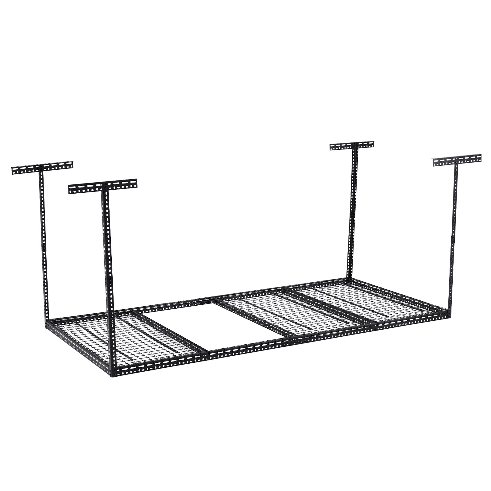 4x6 Overhead Garage Storage Rack – Heavy Duty Metal Ceiling Shelving ...