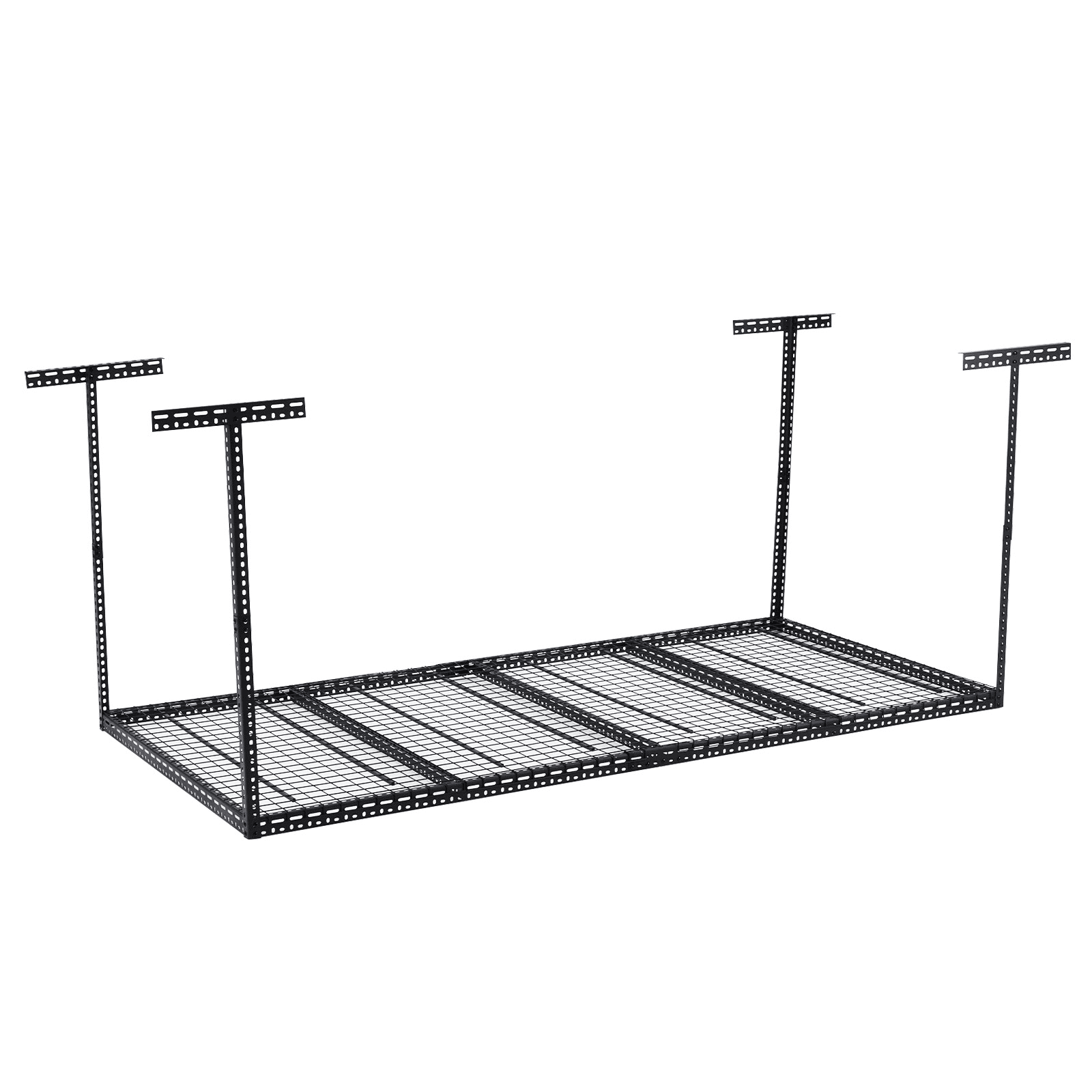 4x6 Overhead Garage Storage Rack – Heavy Duty Metal Ceiling Shelving ...