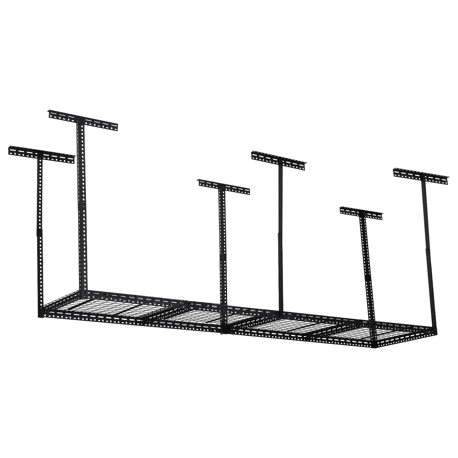 4x6 Overhead Garage Storage Rack – Heavy Duty Metal Ceiling Shelving ...