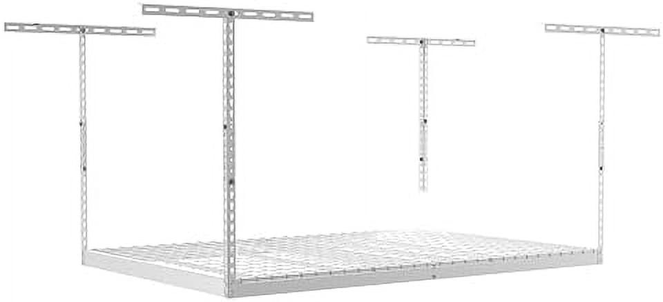 4x6 Overhead Garage Storage Rack, Heavy Duty Steel Ceiling Mount ...