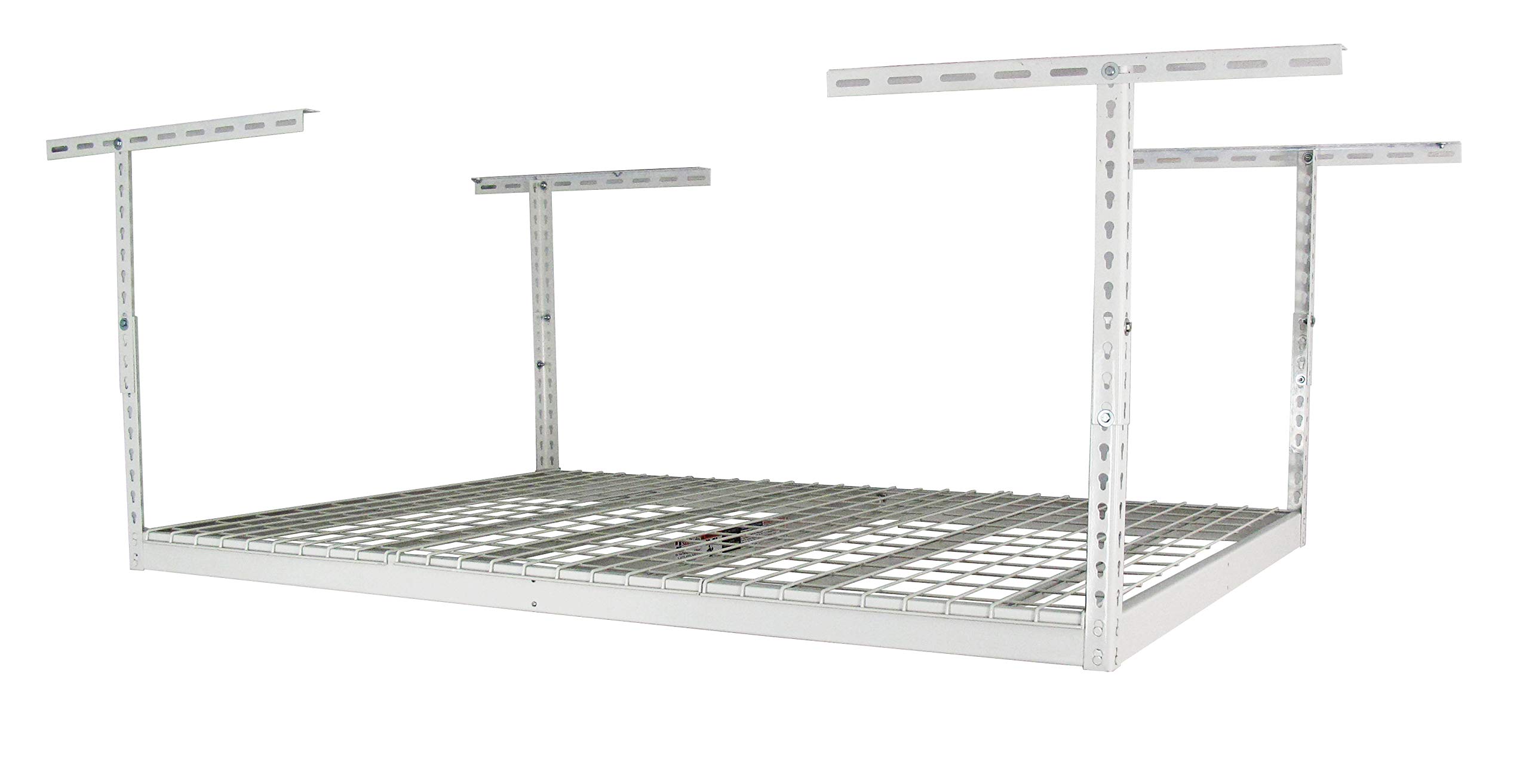 4x6 Overhead Garage Storage Rack, Heavy Duty Steel Ceiling Mounted ...