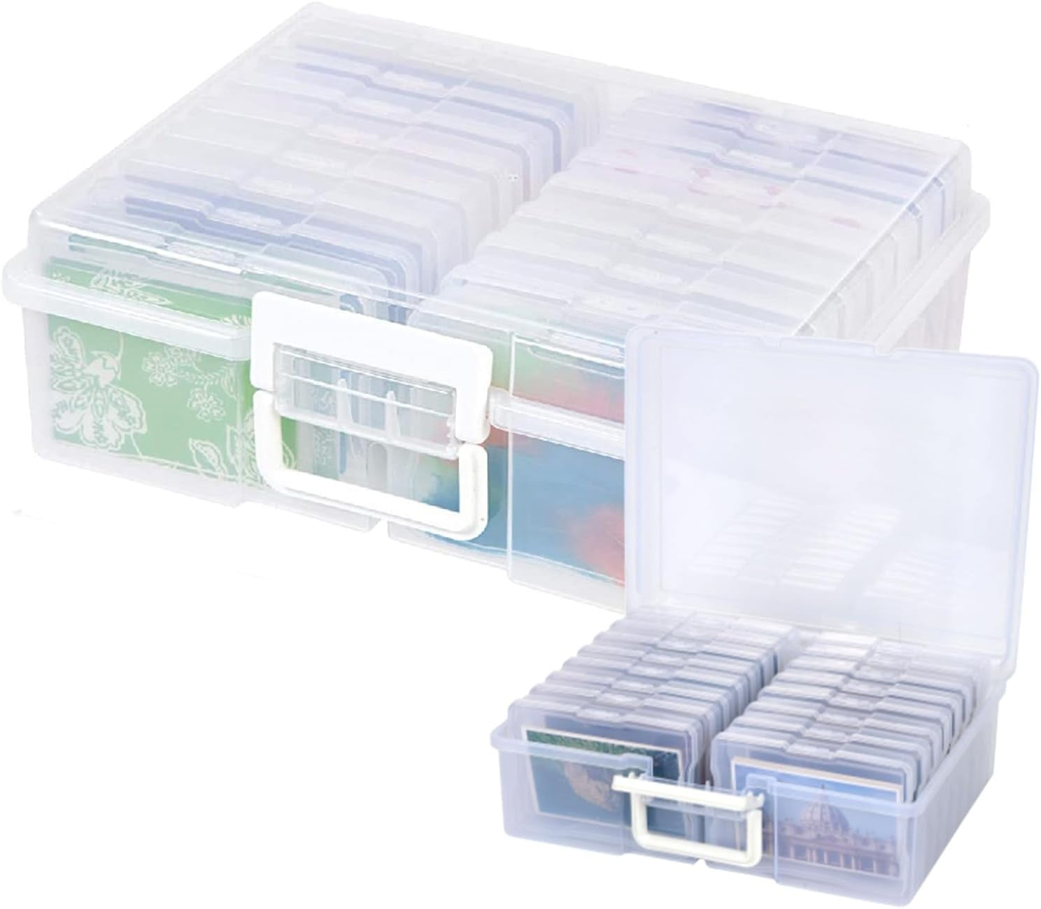 4x6 Photo Storage Box, 16 Inner Photo Keeper,Photo Organizers and ...