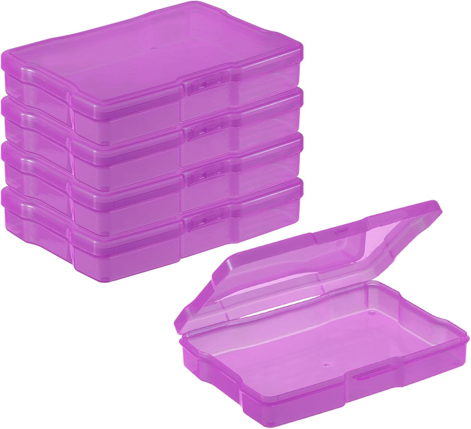 4x6 Photo Storage Box, 4 Pack Photo Boxes Storage Photo Organizer Cases ...