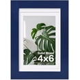 4x6 Picture Frame Made of Solid Wood, Covered by Plexiglass Display ...