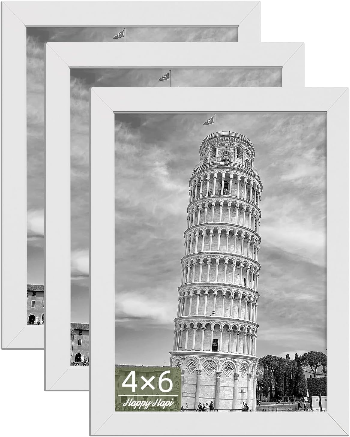 4x6 Picture Frame Set of 3, Photo Frame for 4x6 Photos, Tabletop or ...