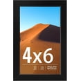 4x6 Picture Frame for Wall Display, 4x6 Black Picture Frame with HD ...