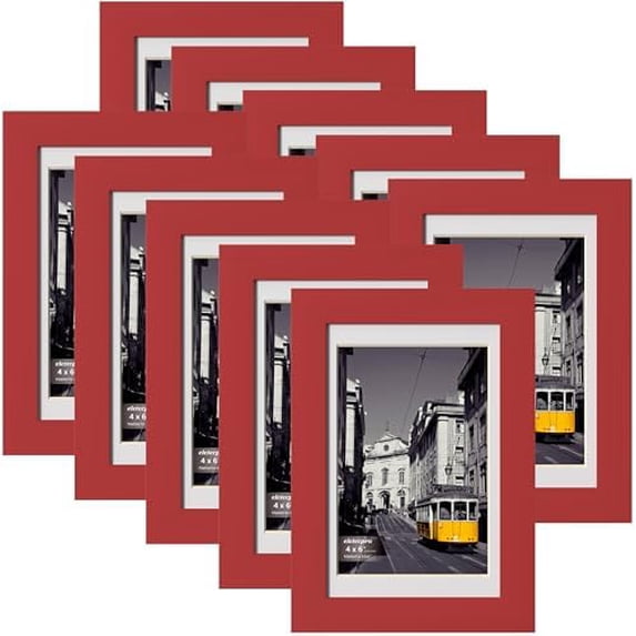 4x6 Picture Frames Set of 10, Picture Frame Collage Wall Decor Display ...