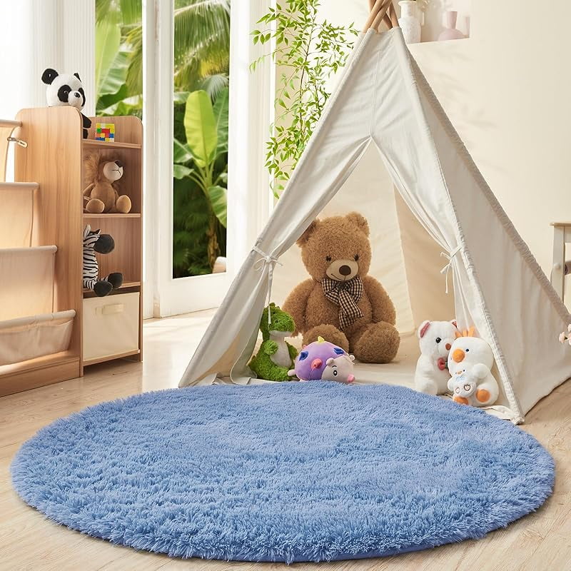 4x6 Pink Rugs for Bedroom, Ultra-Soft Fluffy Area Rugs for Living Room ...