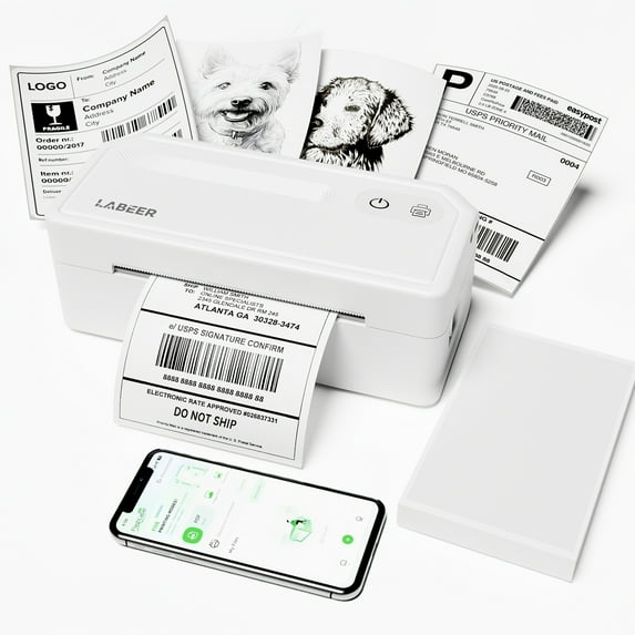 4x6 Portable Thermal Label Printer | Compatible with Phone, Android ...