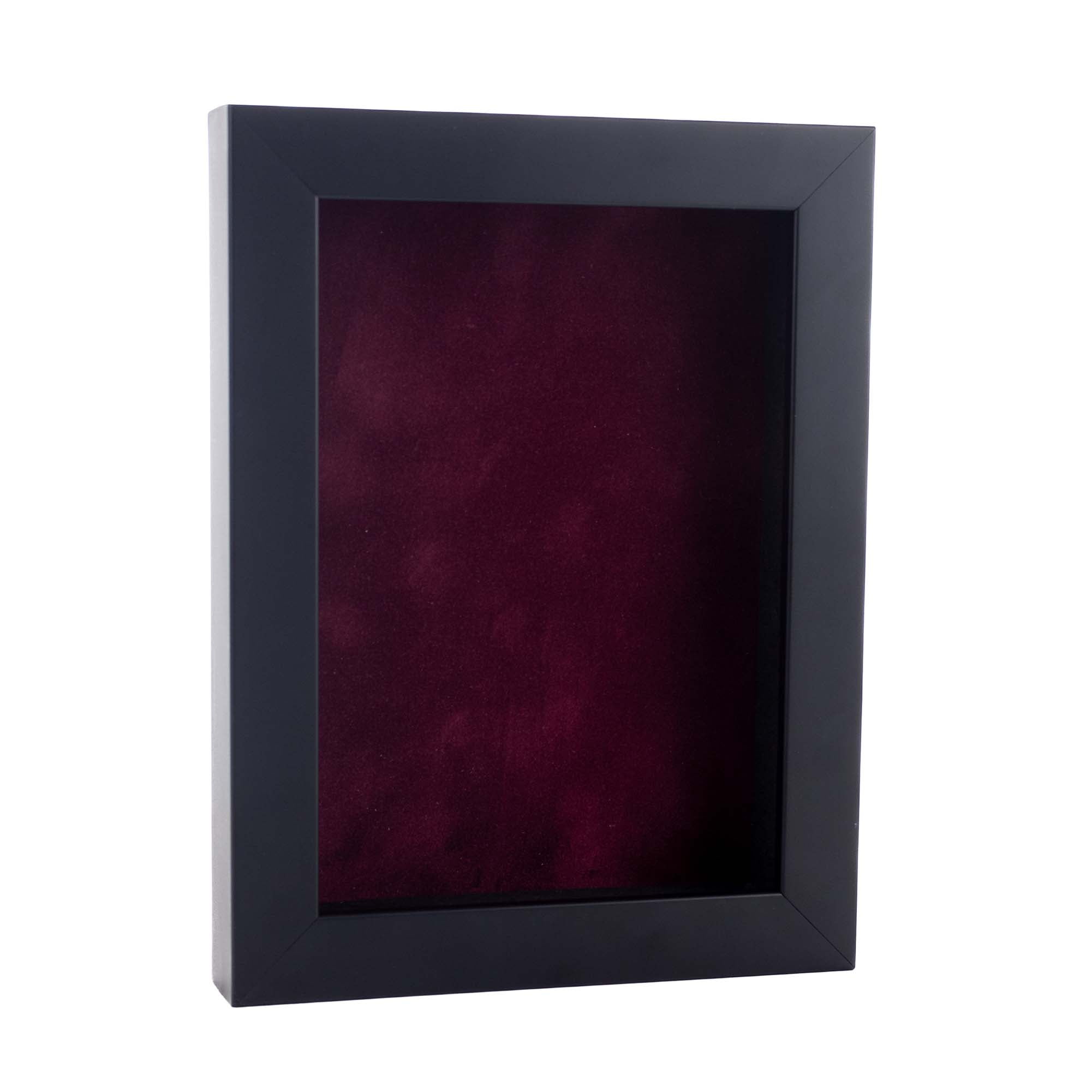 4x6 Shadow Box Frame Black Wood | With a 3/4" Usable Display Depth ...