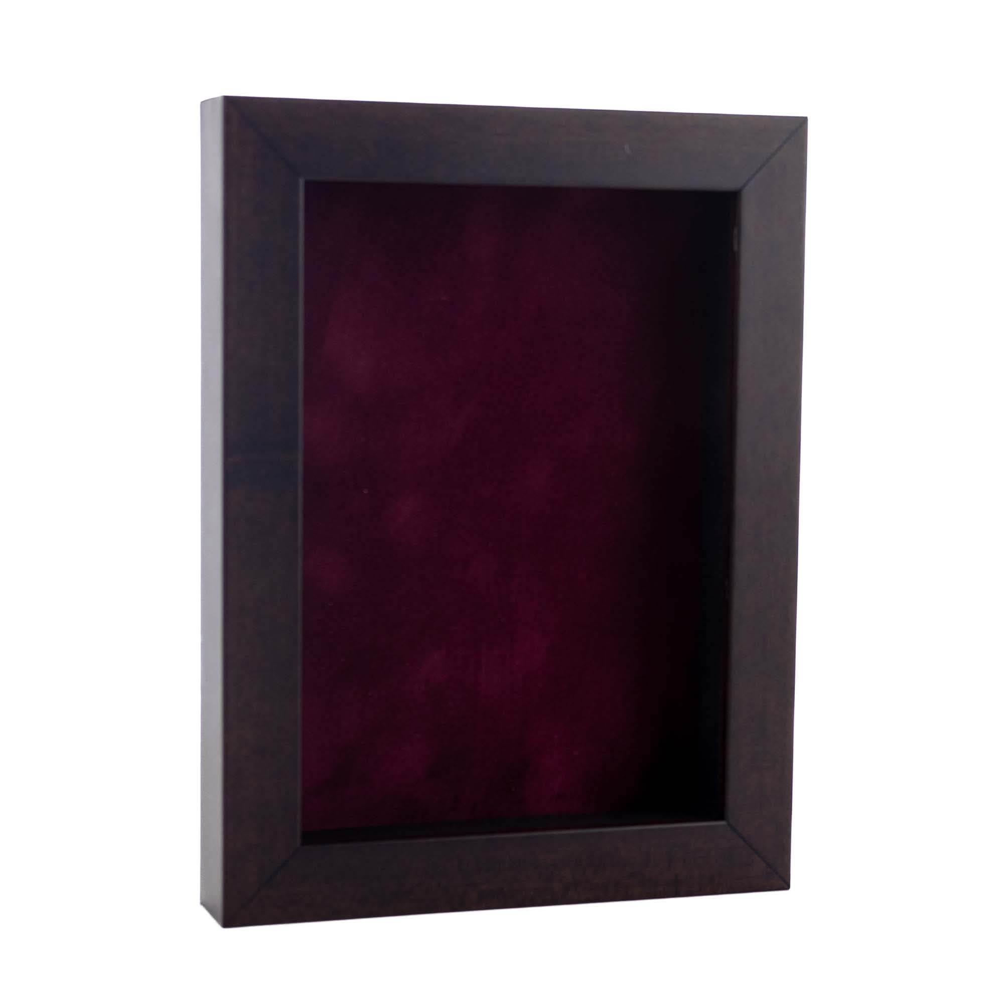 4x6 Shadow Box Frame Brown Walnut Wood | With a 3/4" Usable Display ...
