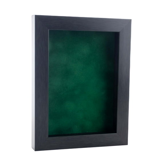 4x6 Shadow Box Frame Charcoal Gray Wood | With a 3/4" Usable Display ...