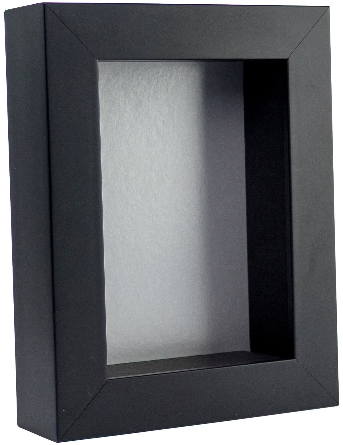 4x6 Shadow Box Frame In Black With A 1 3/4" Usable Depth Includes ...