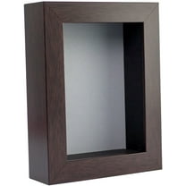 12x12 Shadow Box Frame Barnwood Black Wood | With a 1" Usable Display ...