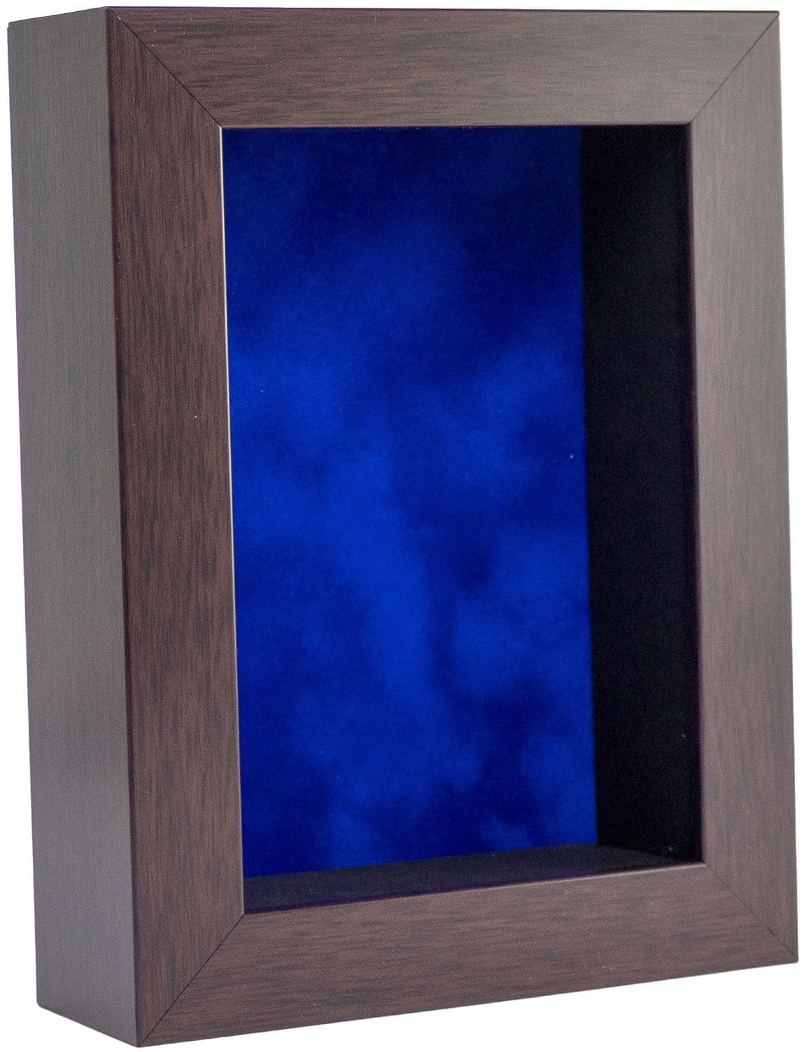 4x6 Shadow Box Frame In Brown With A 1 3/4" Usable Depth Includes Royal ...