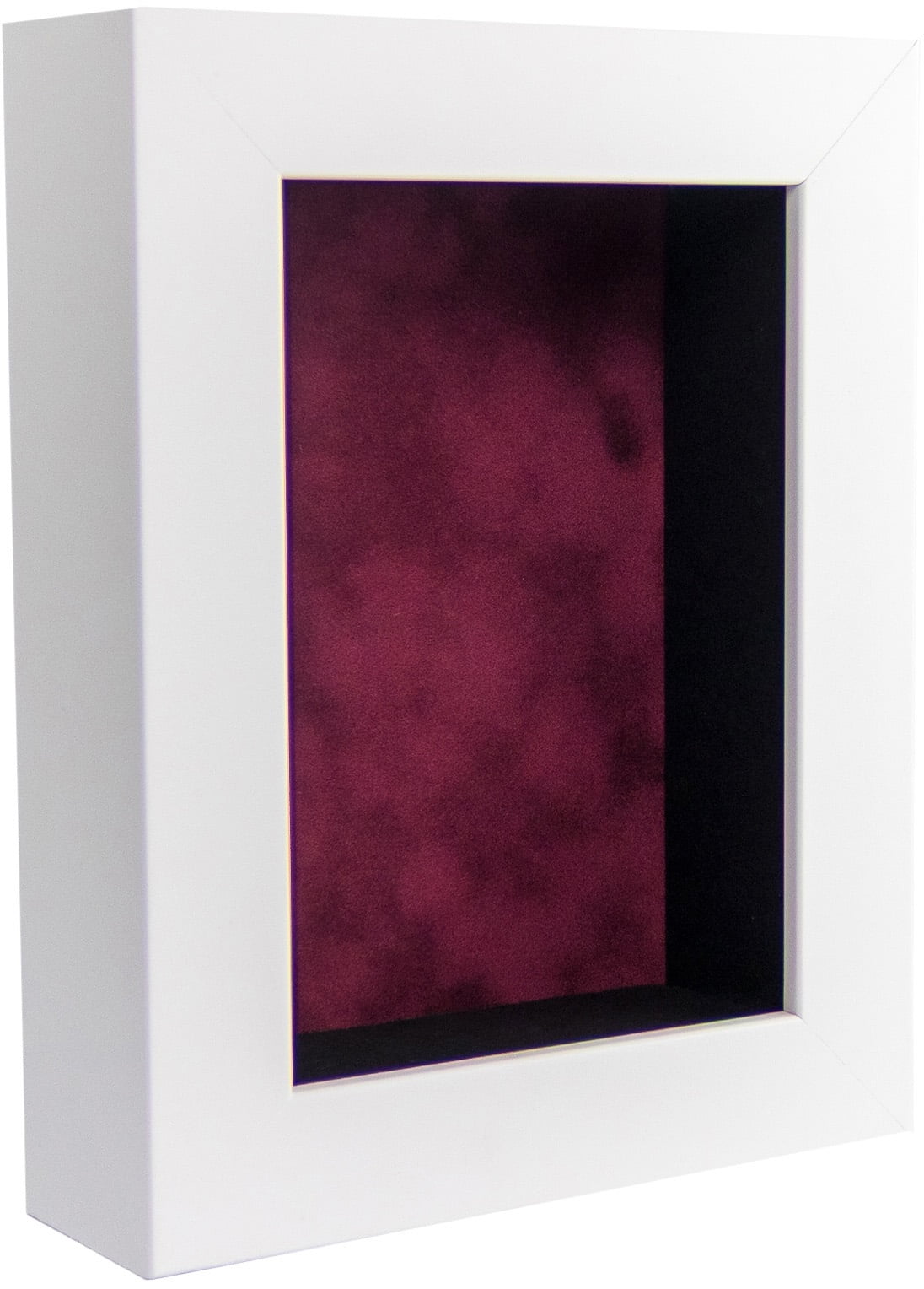 4x6 Shadow Box Frame In White With A 1 3/4" Usable Depth Includes Berry ...