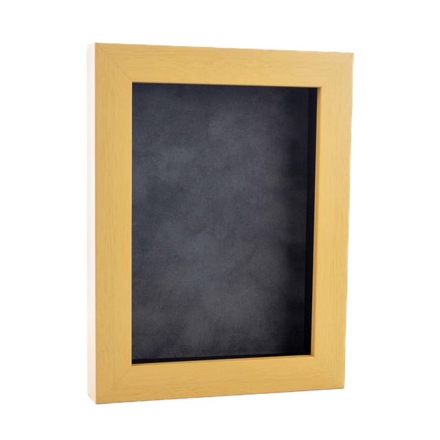 4x6 Shadow Box Frame Natural Wood | With a 3/4" Usable Display Depth ...