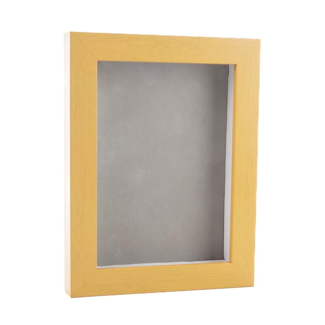4x6 Shadow Box Frame Natural Wood | With a 3/4" Usable Display Depth ...
