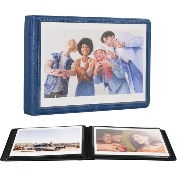 4x6 Small Photo Album Holds 29 Pictures,Horizontal Photo Slots ...
