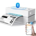 Label Printer, 4x6 Thermal Bluetooth Shipping Label Maker for Packages ...