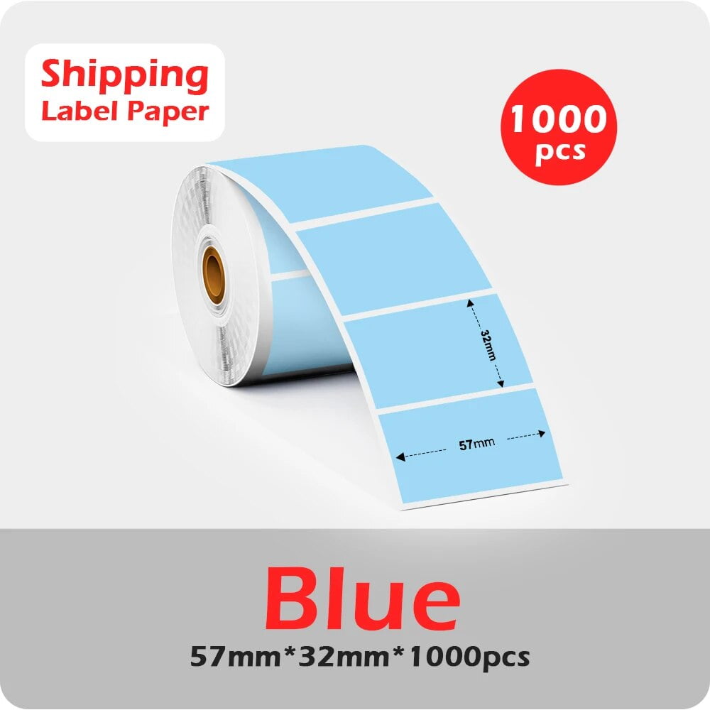 4x6 Thermal Label Printer Paper 100x150mm Fan-Fold Labels Shipping ...