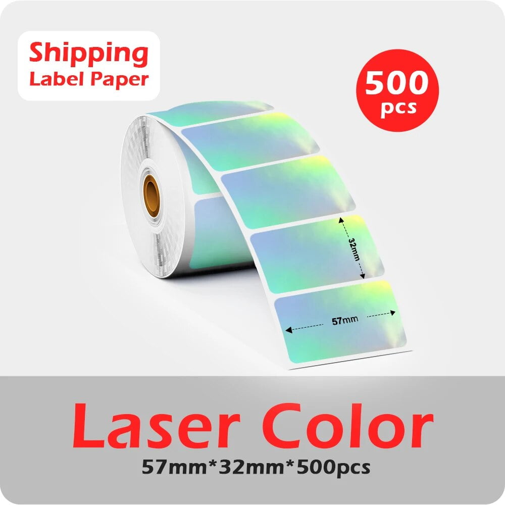 4x6 Thermal Label Printer Paper 100x150mm Fan-Fold Labels Shipping ...