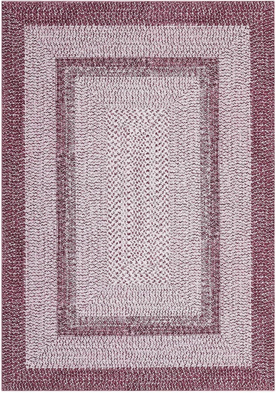 4x6 Washable Geometric Area Rug - Soft Boho Throw Rug for Living Room ...