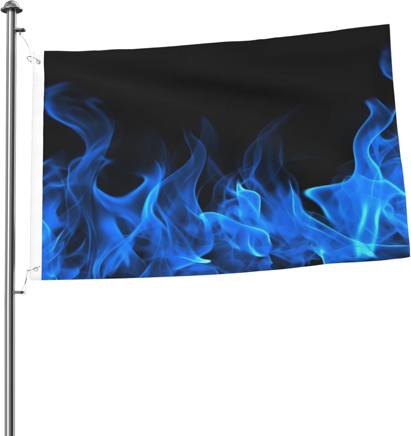 4x6 ft Flags Flag Outside Yard Flag Blue Flame Funny Garden Flag ...