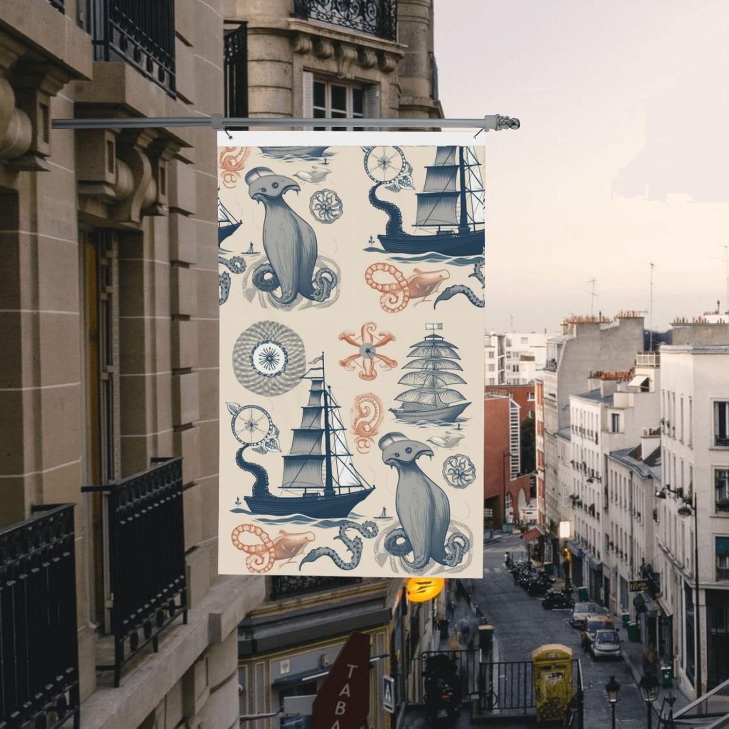 4x6 ft Flags for Outside Funny Banner Garden Flag Lighthouse Sailboat ...