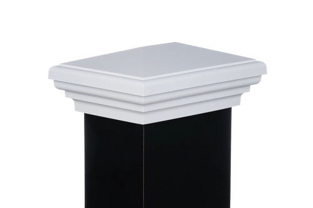4x6 white pyramid post cap - Walmart.com