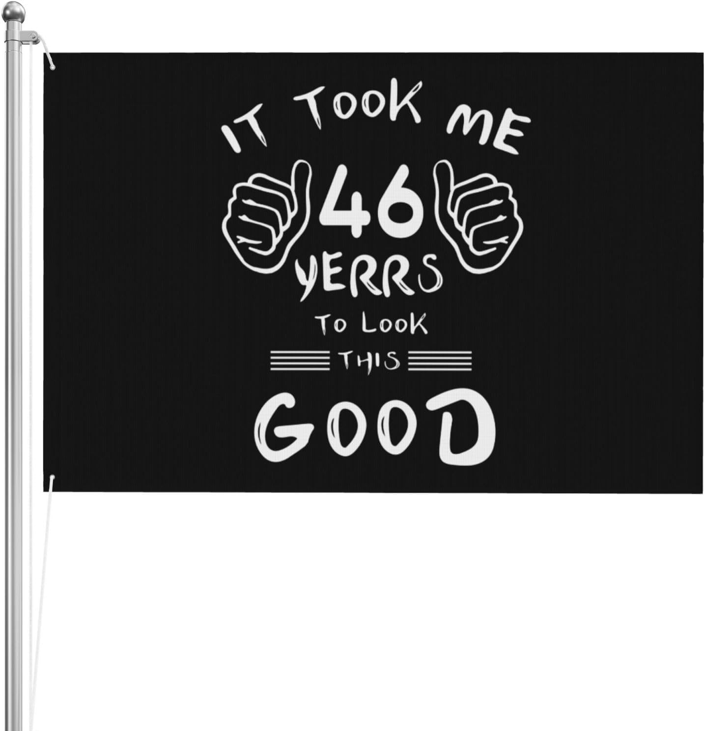 4x6ft Flags Happy 36th Birthday Double-Sided Flag Banner Vivid Color ...