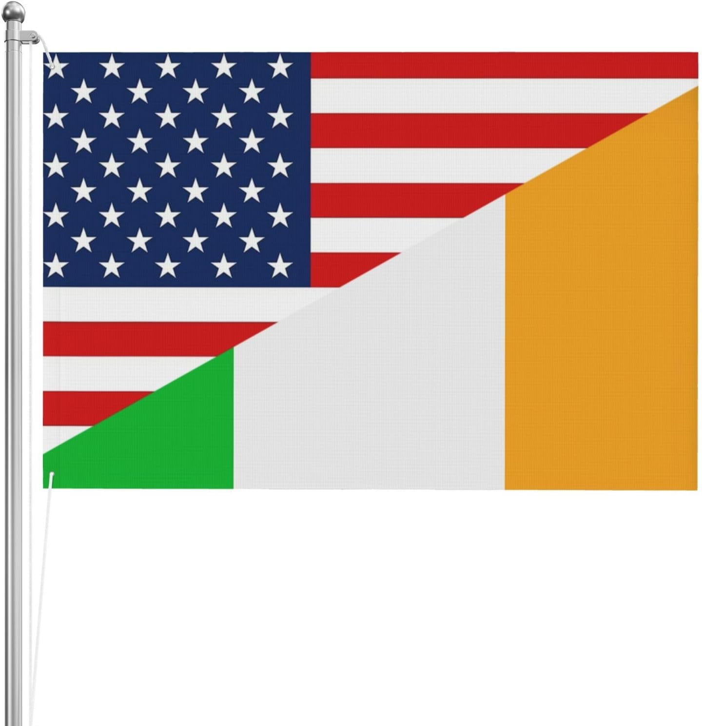4x6ft Flags Irish Flag Butterfly Double-Sided Flag Banner Vivid Color ...