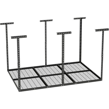 eShelf 4X4 ft Lifting Ceiling Garage Storage Rack, Up to 300 Lbs ...