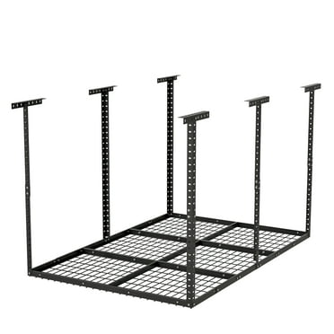 eShelf 4X4 ft Lifting Ceiling Garage Storage Rack, Up to 300 Lbs ...